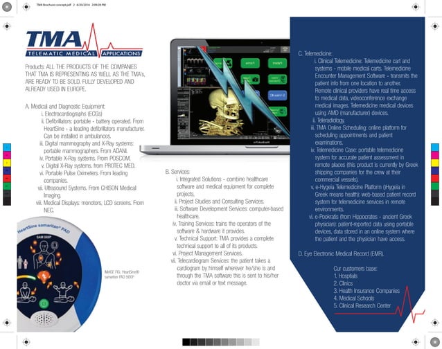 TMA Brochure concept | PPT