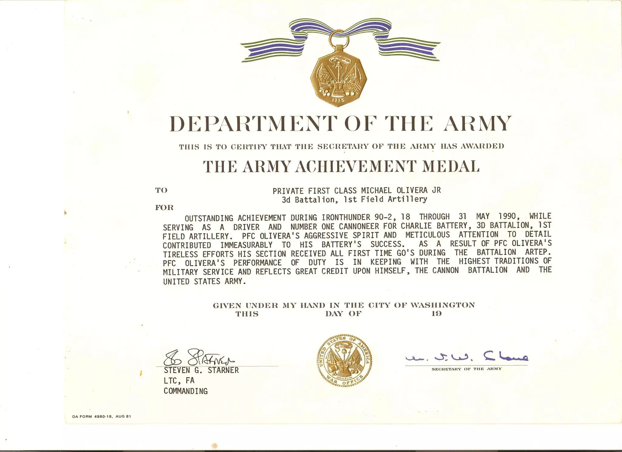 US Army Awards and Certificates | PPT US Army Awards and Certificates | PPT