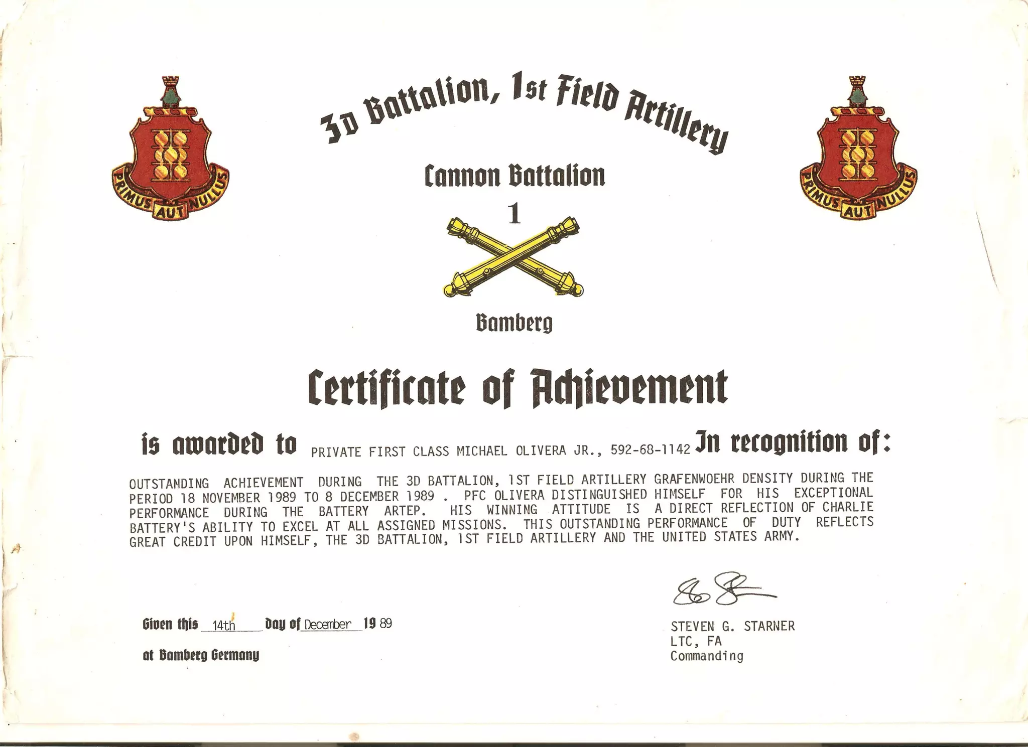 US Army Awards and Certificates | PDF