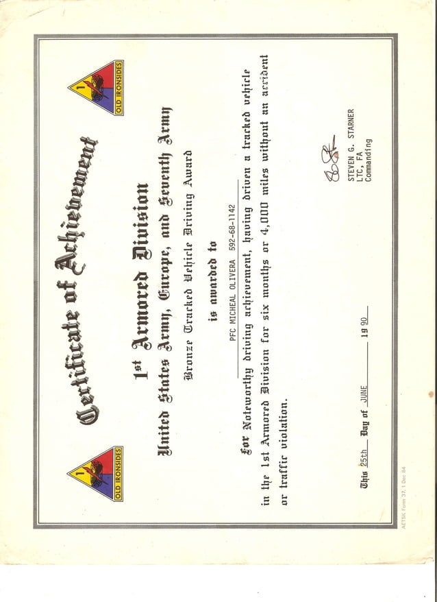 US Army Awards and Certificates | PPT US Army Awards and Certificates | PPT