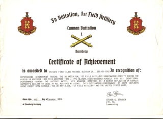 US Army Awards and Certificates | PDF