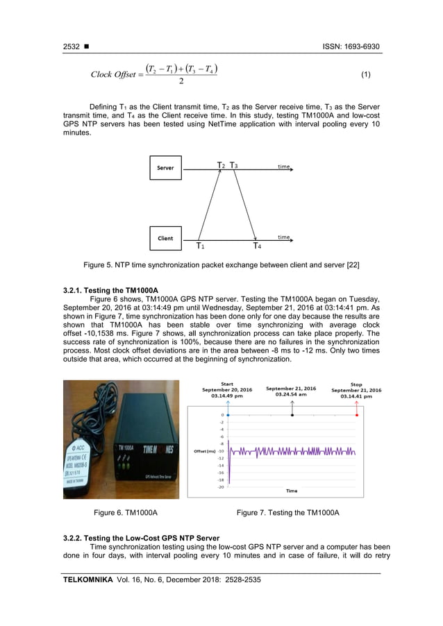 Performance Evaluation of Low-cost GPS Time Server based on NTP | PDF