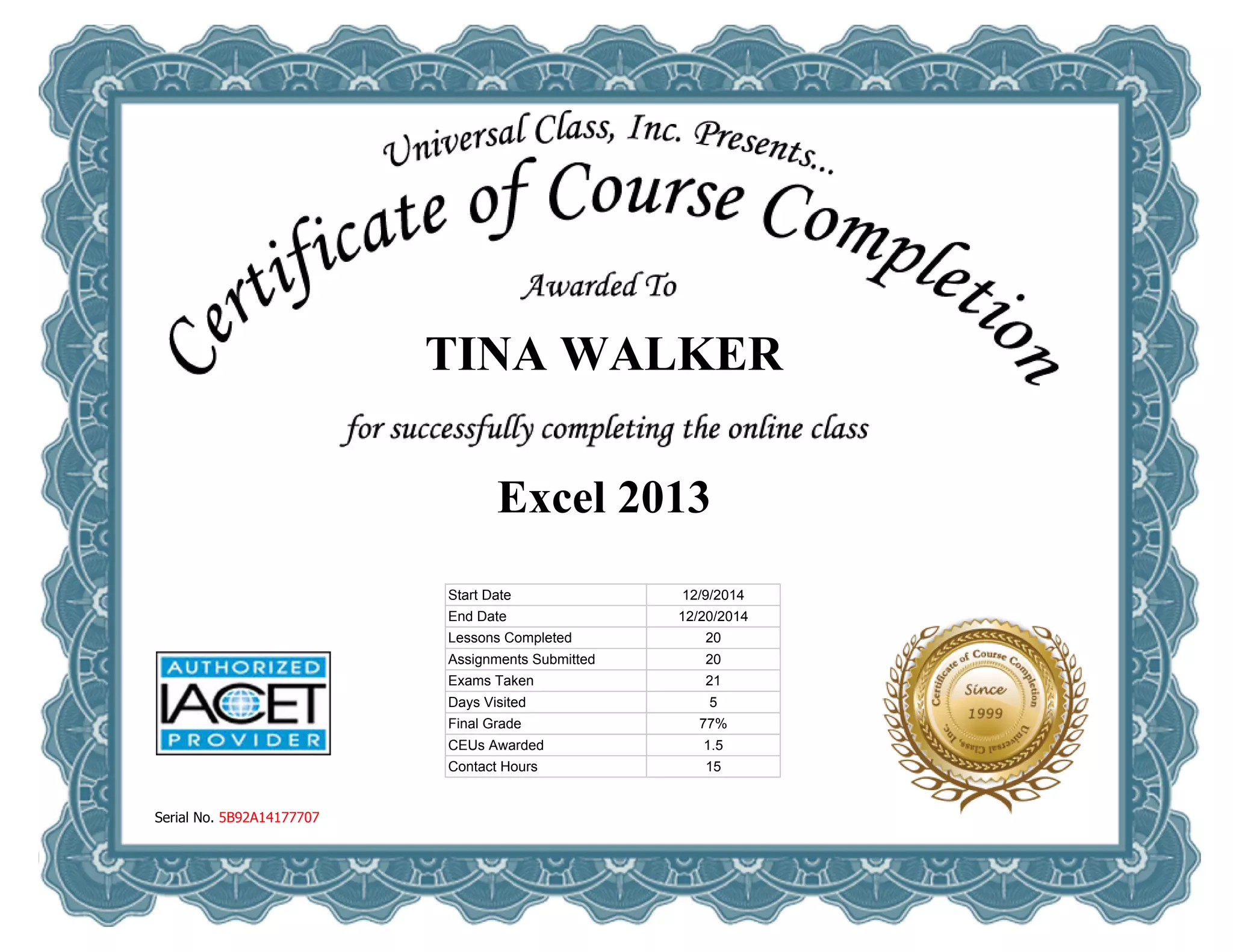 excel certification | PDF