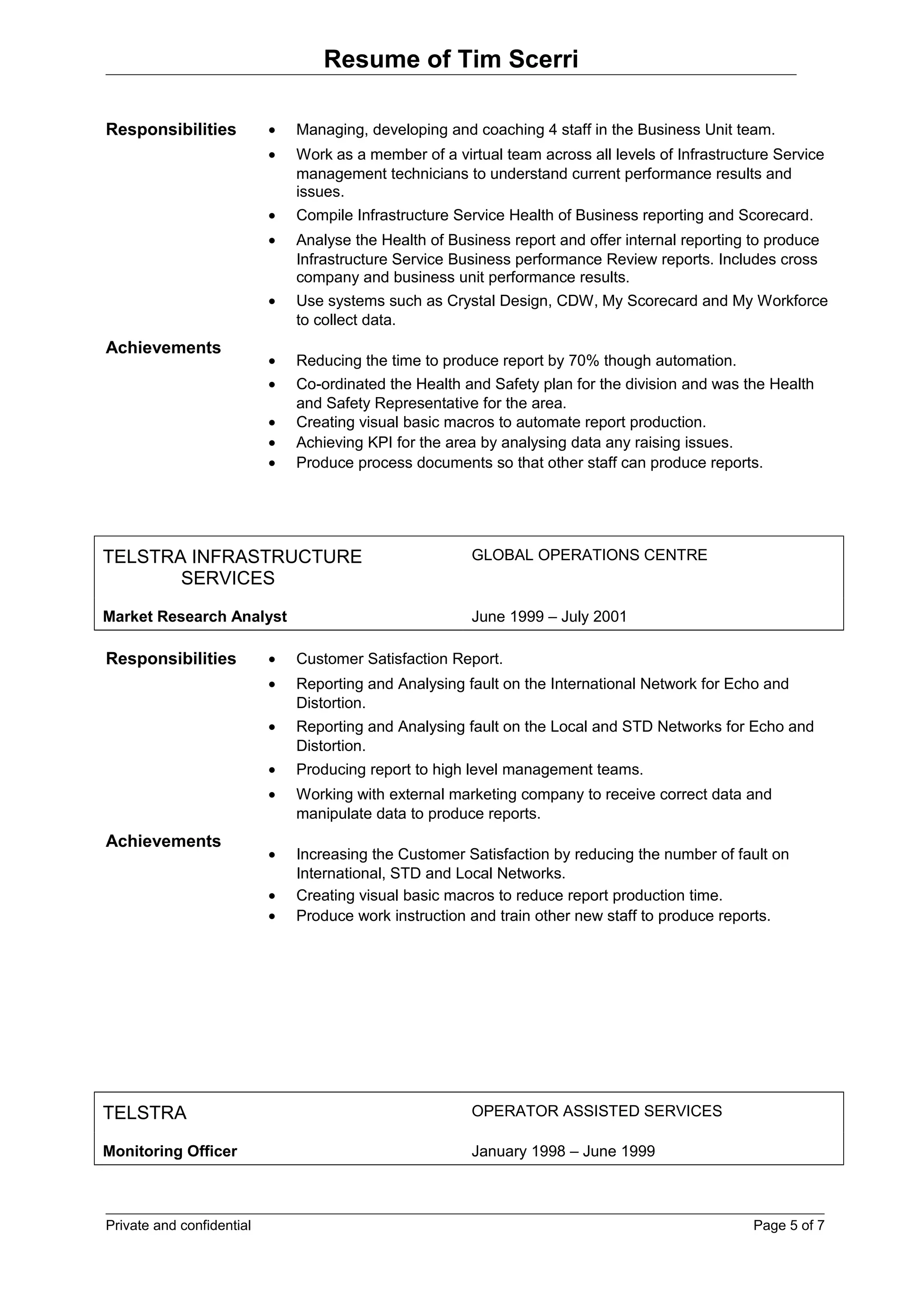 Timothy Scerri Resume | DOC