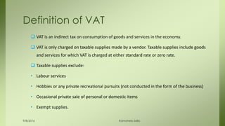 VAT Presentation | PDF