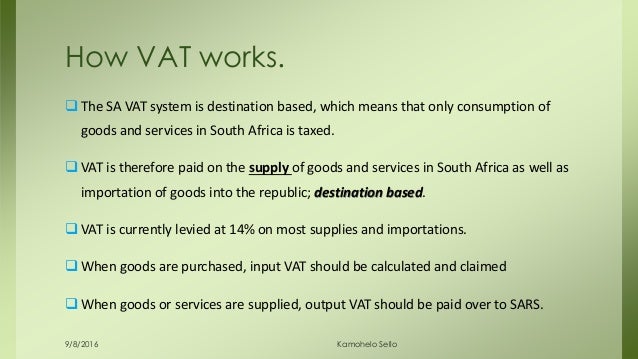 VAT Presentation