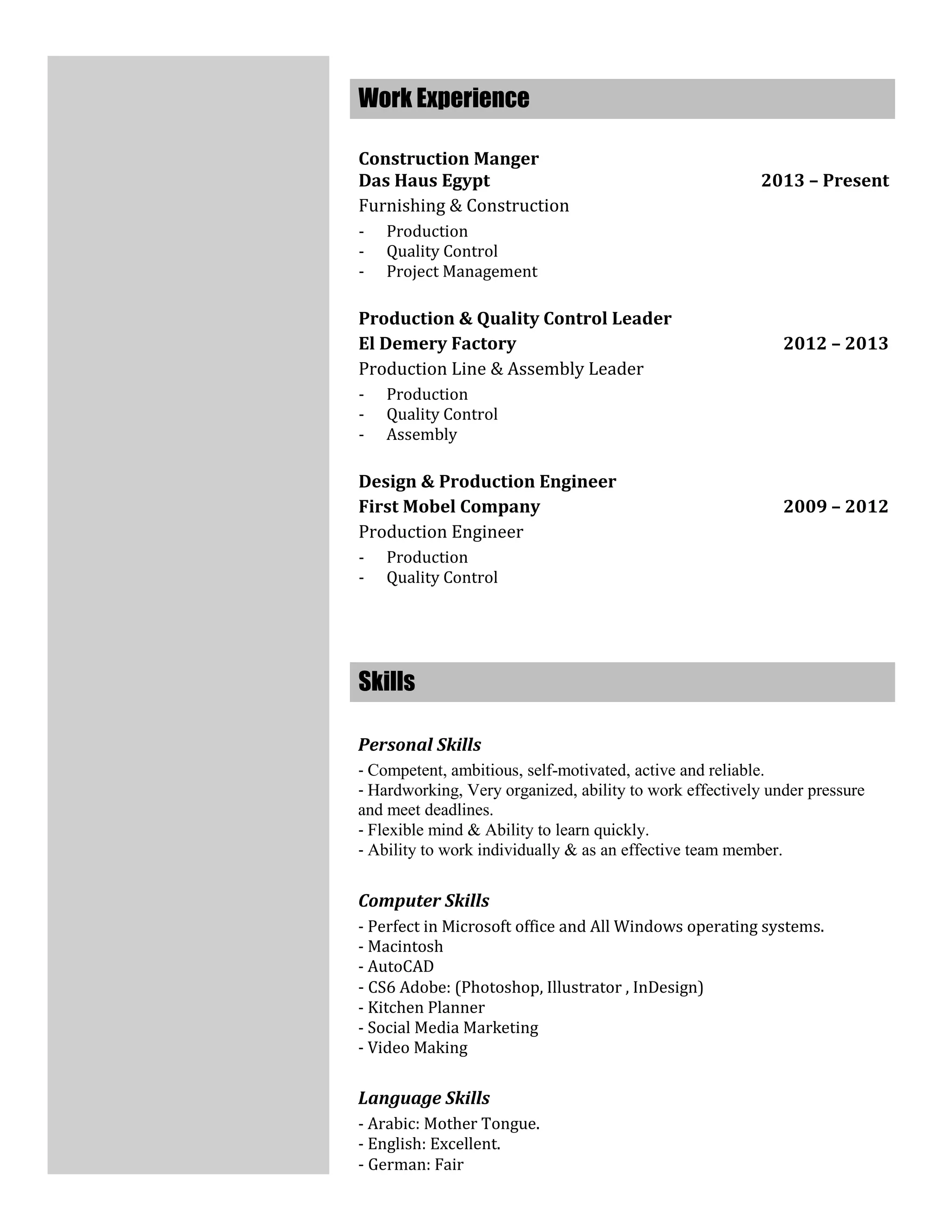 Mohamed Ezz CV | PDF