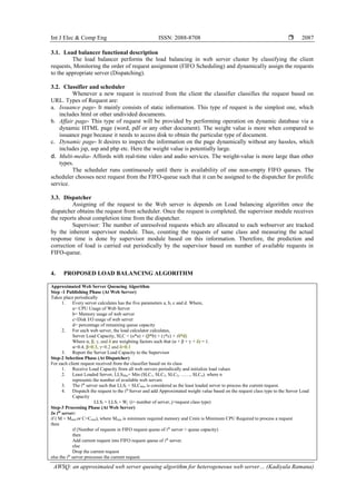 AWSQ: an approximated web server queuing algorithm for heterogeneous web server cluster | PDF