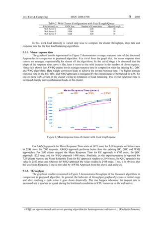AWSQ: an approximated web server queuing algorithm for heterogeneous web server cluster | PDF
