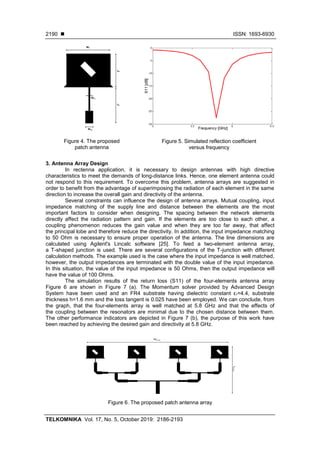 A new configuration of patch antenna array for rectenna array ...