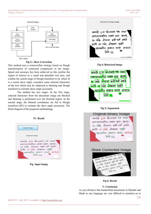 Design And Implementation Recognition System For Handwritten Hindi Marathi Document Pdf