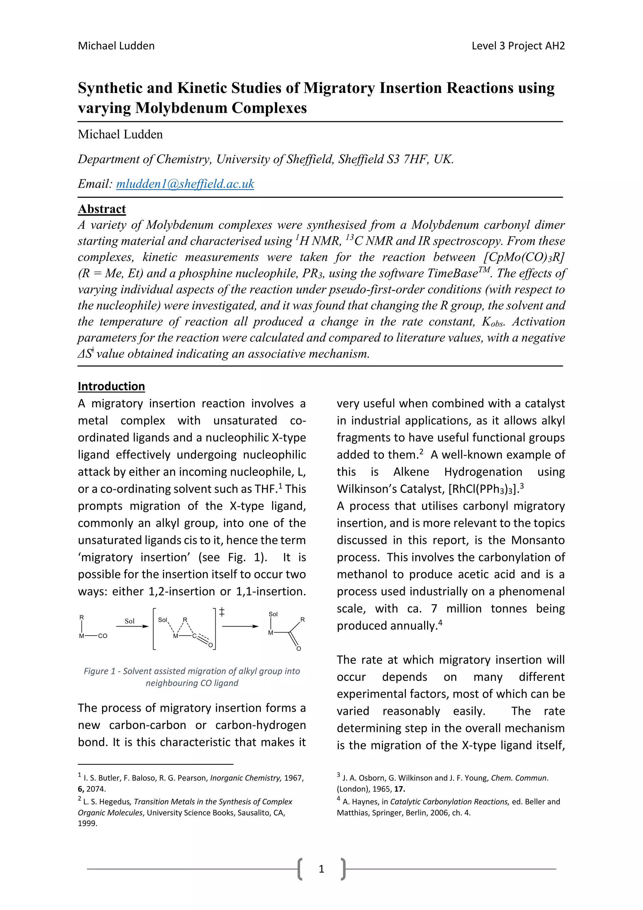 Michael Ludden L3Report2016 | PDF