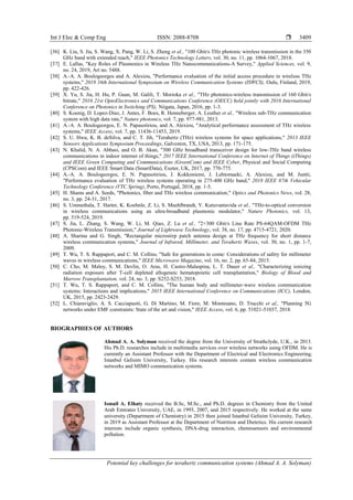 Potential key challenges for terahertz communication systems | PDF