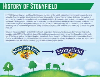 Stonyfield Book | PPT