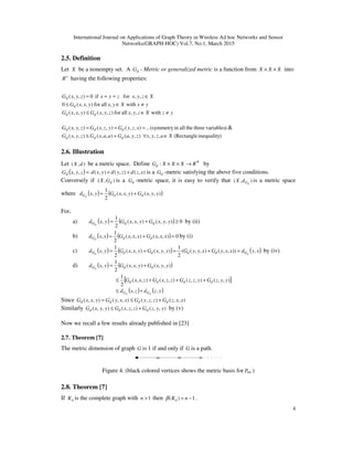 AN APPLICATION OF Gd -METRIC SPACES AND METRIC DIMENSION OF GRAPHS | PDF