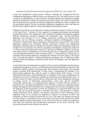 SERVICE ORIENTED CONFIGURATION MANAGEMENT OF SOFTWARE ARCHITECTURE | PDF