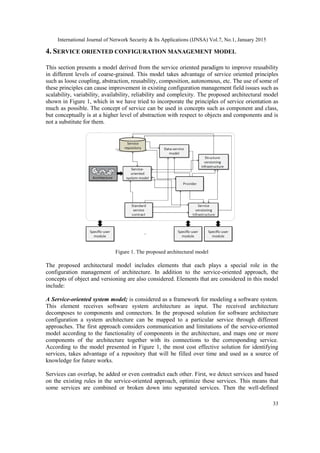 SERVICE ORIENTED CONFIGURATION MANAGEMENT OF SOFTWARE ARCHITECTURE | PDF