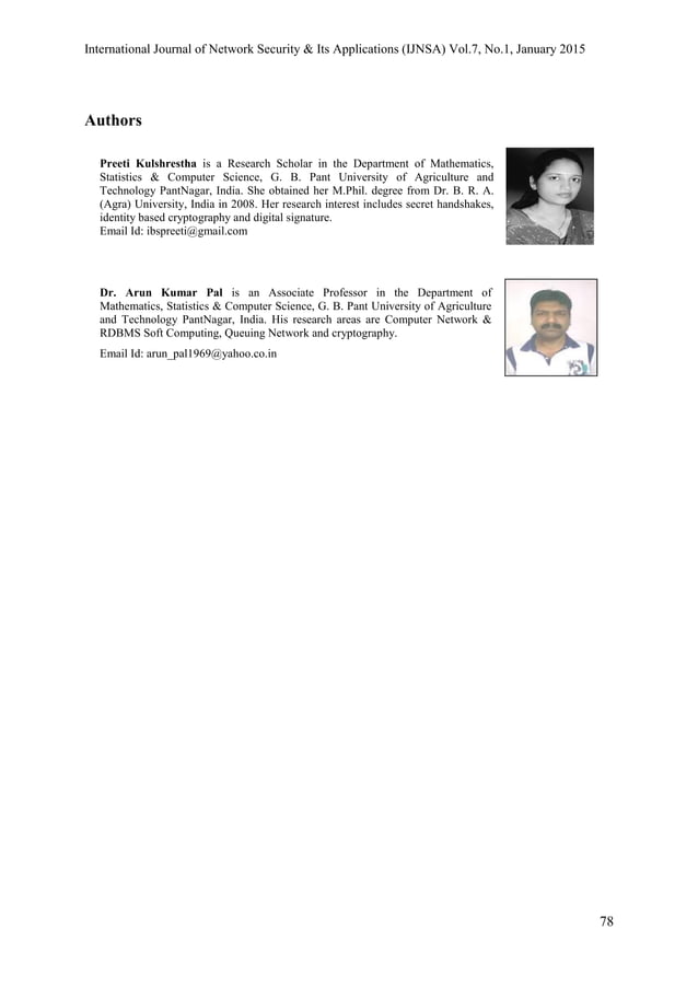 A NEW SECRET HANDSHAKES SCHEME WITH DYNAMIC MATCHING BASED ON ZSS | PDF