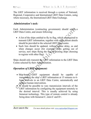 71166455 lrit | PDF | Cruises | Travel Type