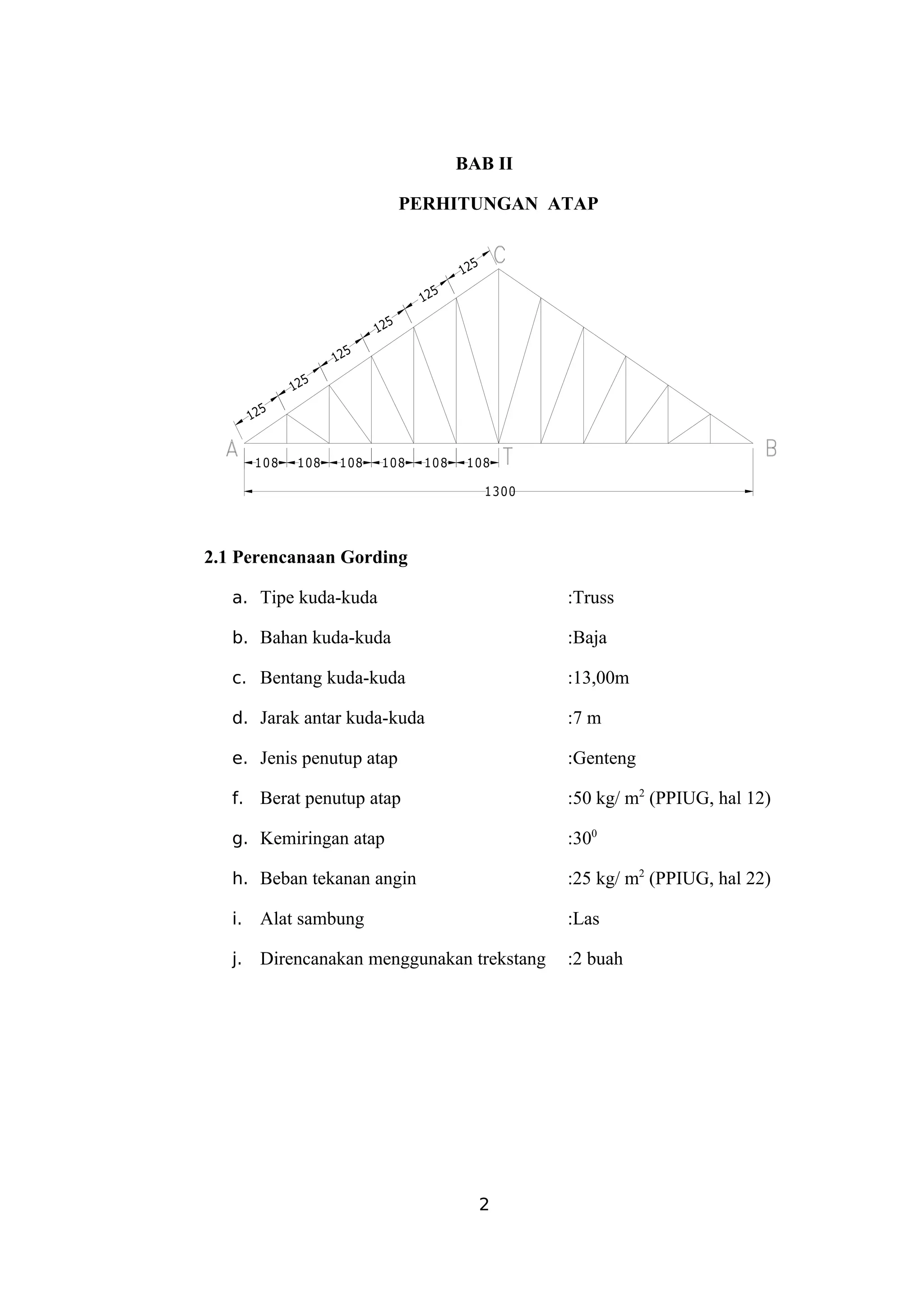 perhitungan-atap | PDF
