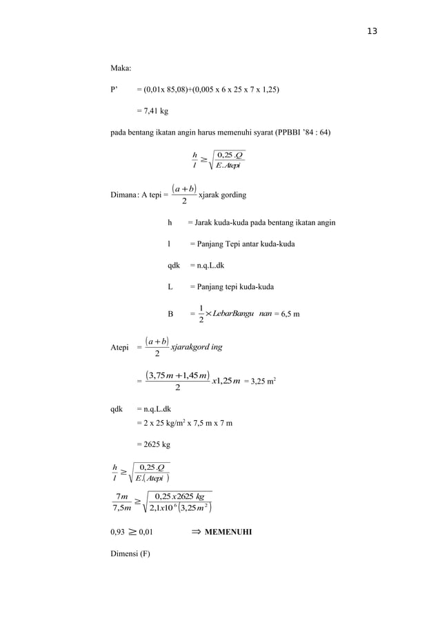 perhitungan-atap | PDF