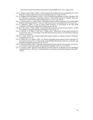 PERMISSION BASED GROUP MUTUAL EXCLUSION ALGORITHMS FOR A CLUSTER TREE ...