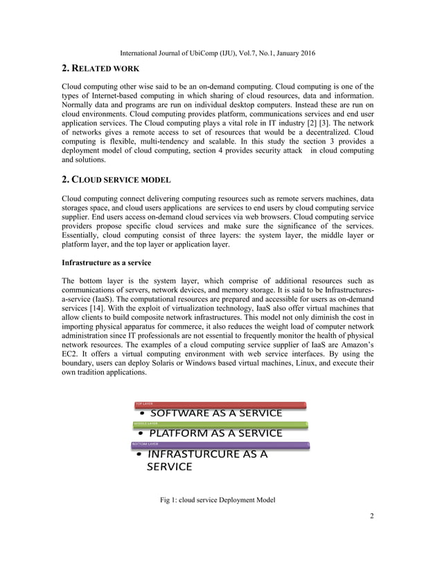 SECURITY ATTACK ISSUES AND MITIGATION TECHNIQUES IN CLOUD COMPUTING ENVIRONMENTS | PDF