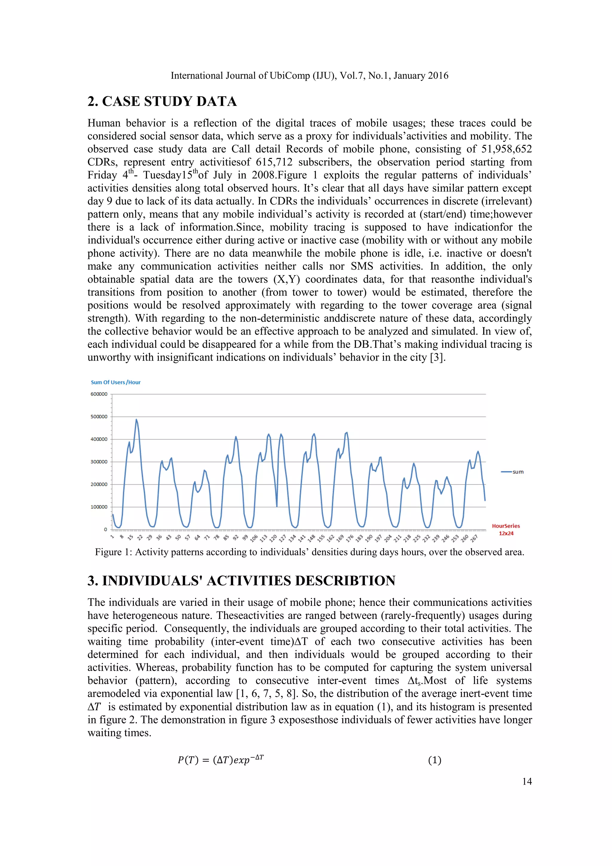 Human Mobility Patterns Modelling Using Cdrs Pdf