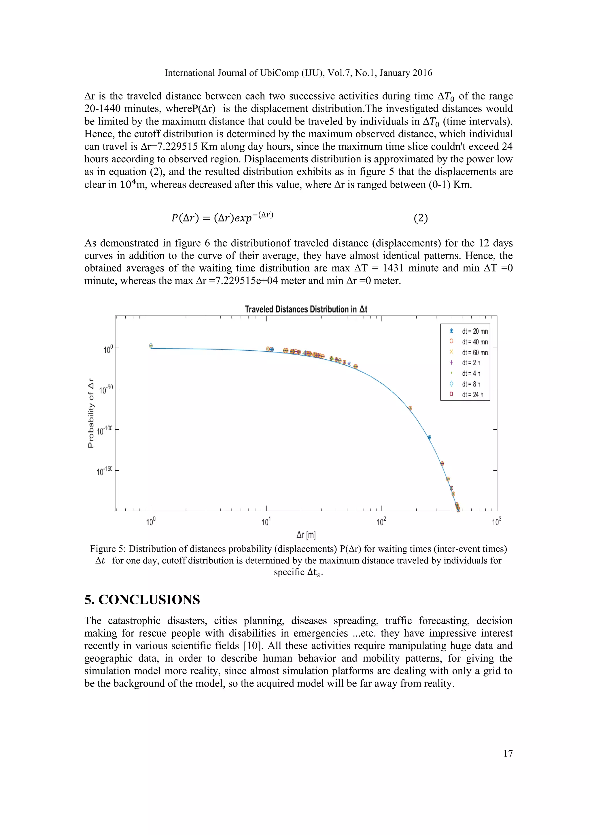 Human Mobility Patterns Modelling Using Cdrs Pdf