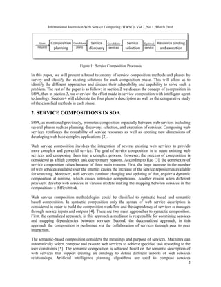 WEB SERVICE COMPOSITION PROCESSES: A COMPARATIVE STUDY | PDF