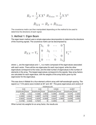Direction Finding - Antennas Project | PDF