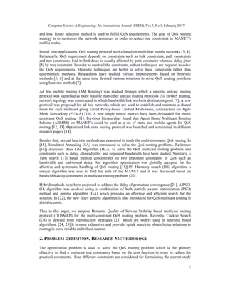 Quality of Service Stability Based Multicast Routing Protocol for MANETs | PDF