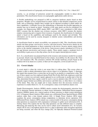 HARDWARE ATTACK MITIGATION TECHNIQUES ANALYSIS | PDF | Information and Network Security | Computing