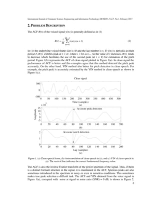 CORRELATION BASED FUNDAMENTAL FREQUENCY EXTRACTION METHOD IN NOISY ...