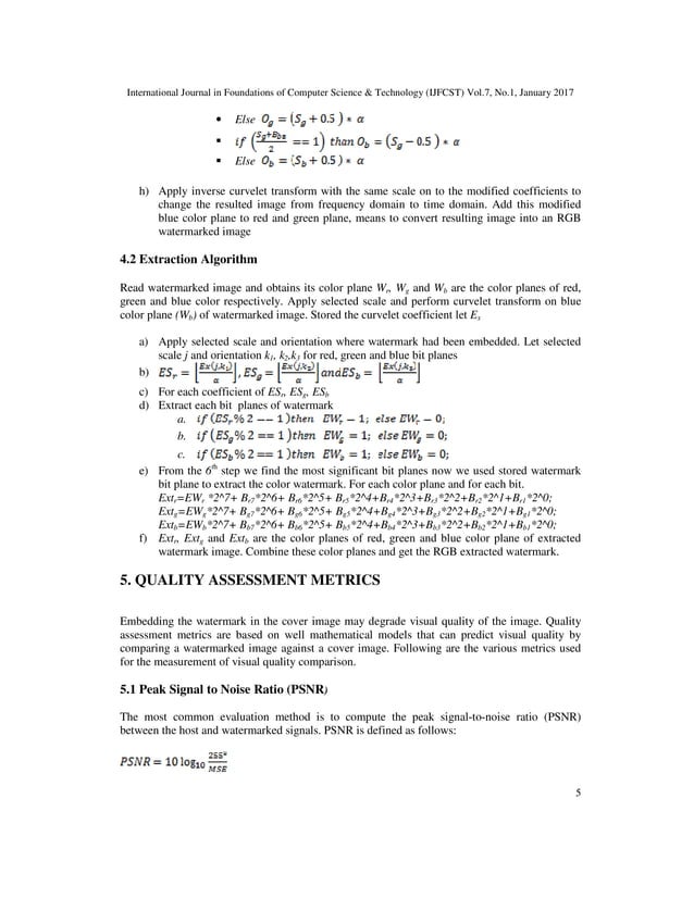 A SEMI-BLIND WATERMARKING SCHEME FOR RGB IMAGE USING CURVELET TRANSFORM | PDF
