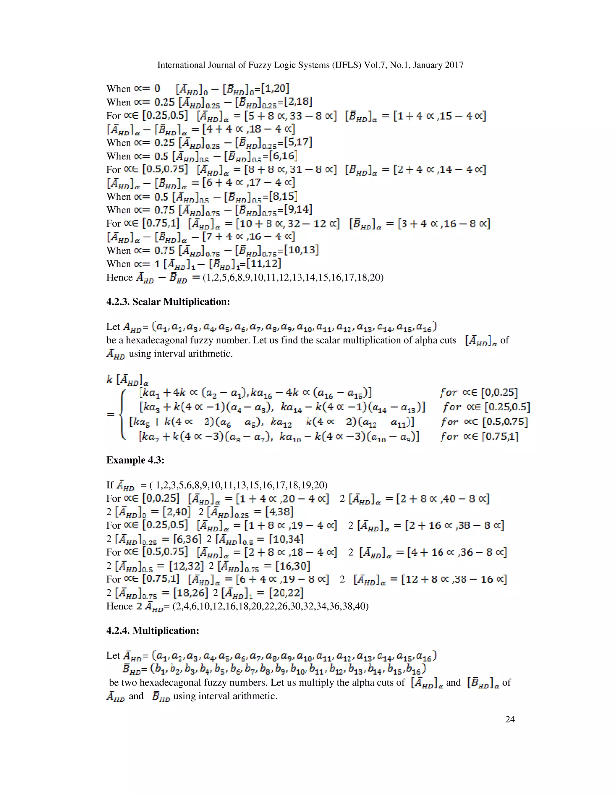 AN ARITHMETIC OPERATION ON HEXADECAGONAL FUZZY NUMBER | PDF