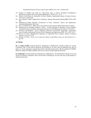 AN ARITHMETIC OPERATION ON HEXADECAGONAL FUZZY NUMBER | PDF