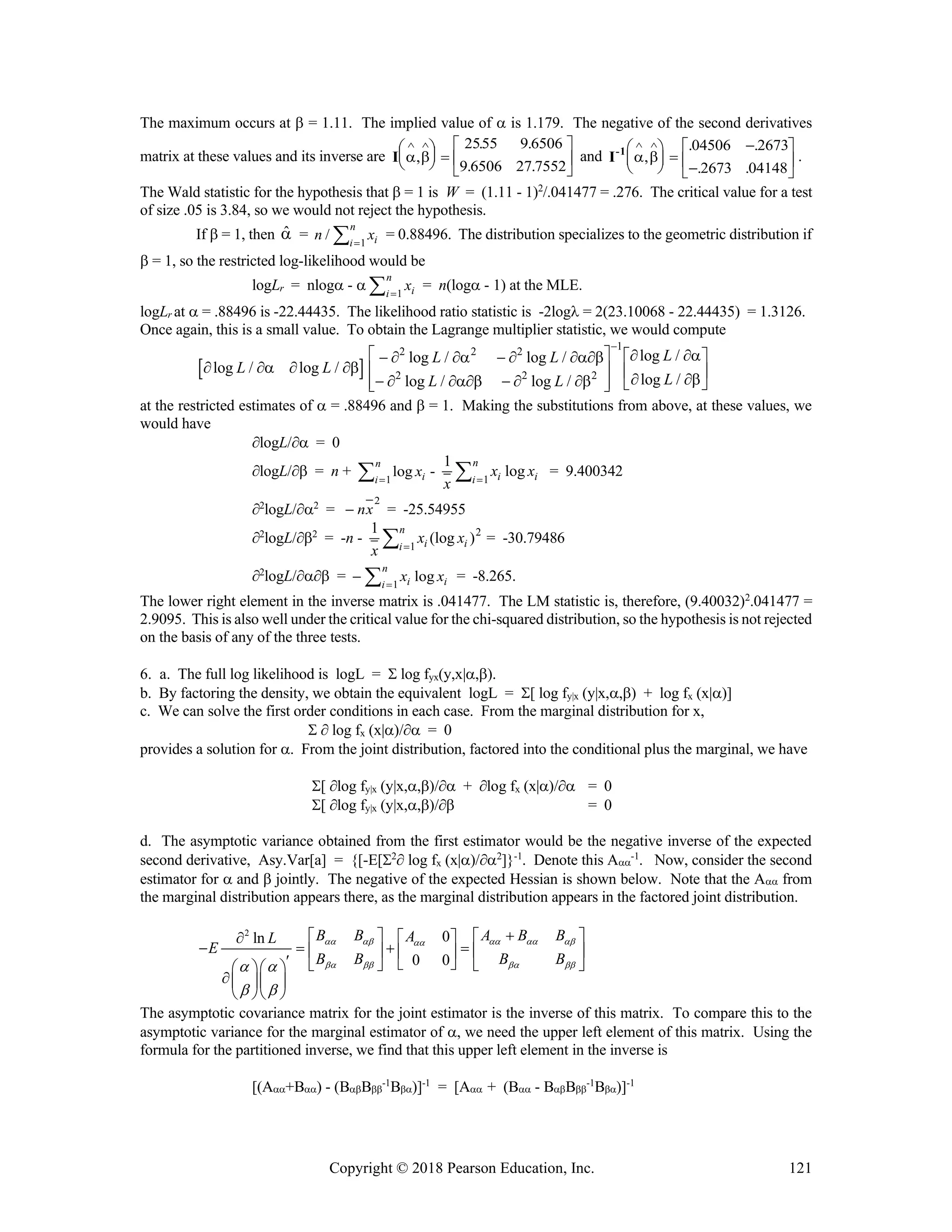 Econometric Analysis 8th Edition Greene Solutions Manual | PDF