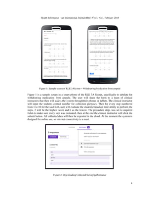 DESIGN OF RLE SCORER WEB FORMS AND NURSING STUDENTS EFFICACY IN ...