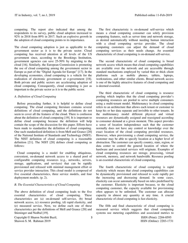 Securing Cloud Computing Through IT Governance | PDF