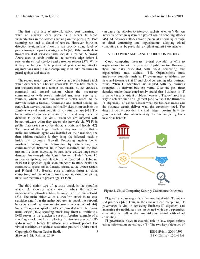 Securing Cloud Computing Through IT Governance | PDF