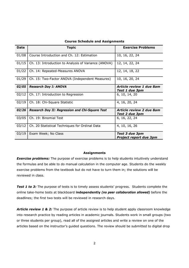 EDST711 Intermediate Statistics | PDF