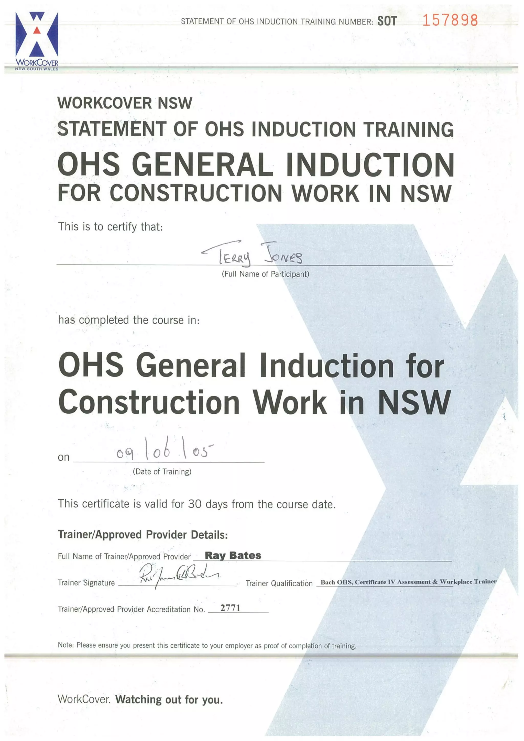 Inducion - OHS | PDF