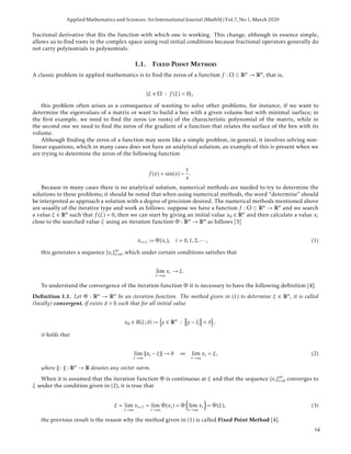 Fractional Newton-Raphson Method and Some Variants for the Solution of Nonlinear Systems | PDF