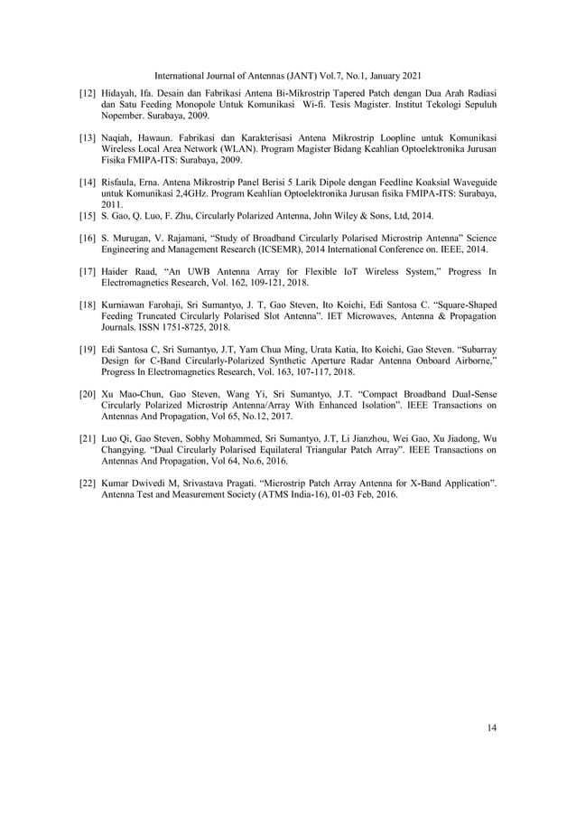 ARRAY FACTOR IN CURVED MICROSTRIPLINE ARRAY ANTENNA FOR RADAR COMMUNICATION SYSTEMS | PDF