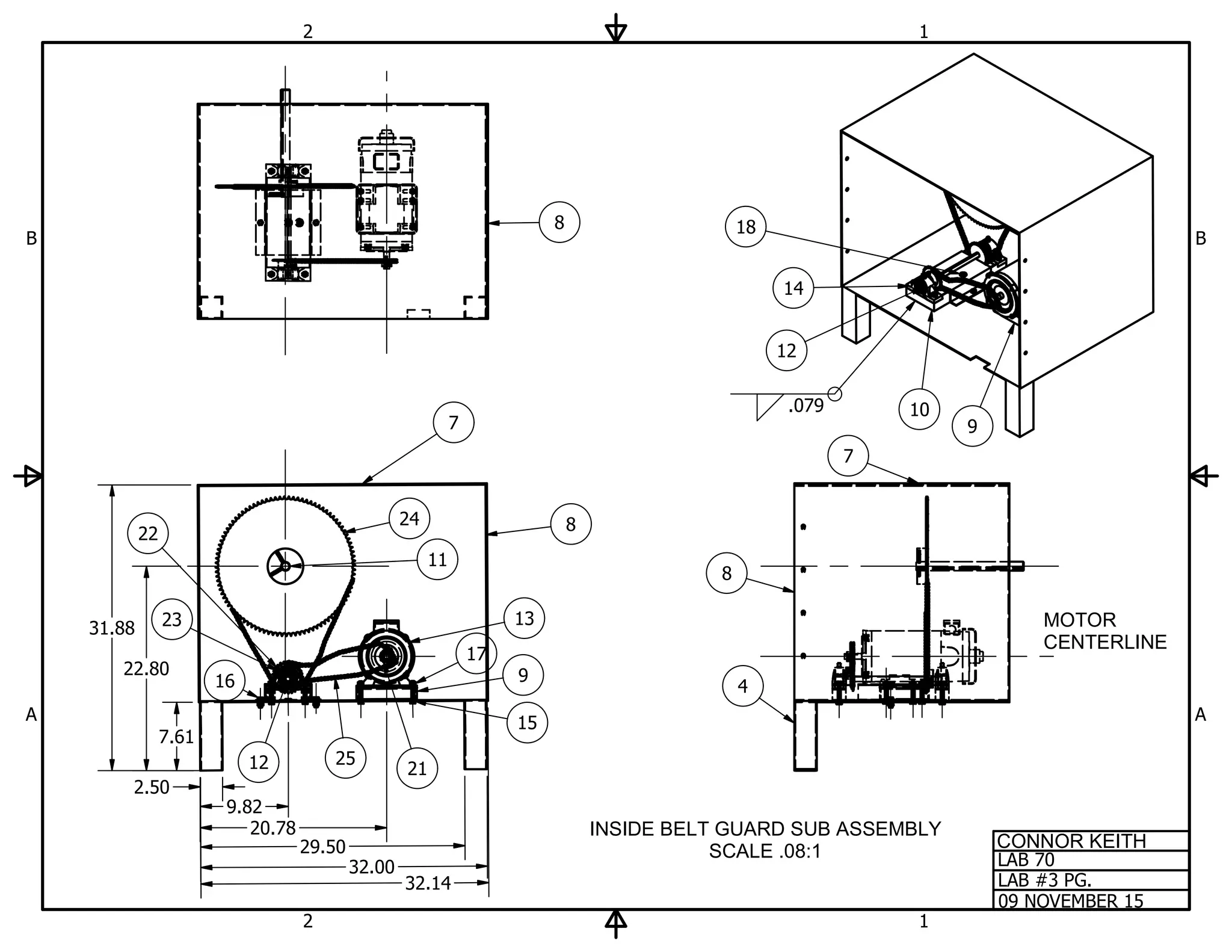 INSIDE BELT GUARD SUB ASSEMBLY | PDF | Drawing and Sketching | Arts and ...