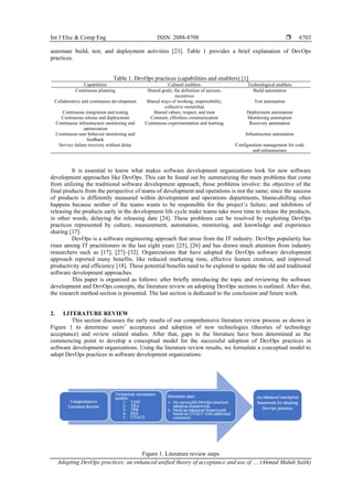 Adopting DevOps practices: an enhanced unified theory of acceptance and use of technology ...