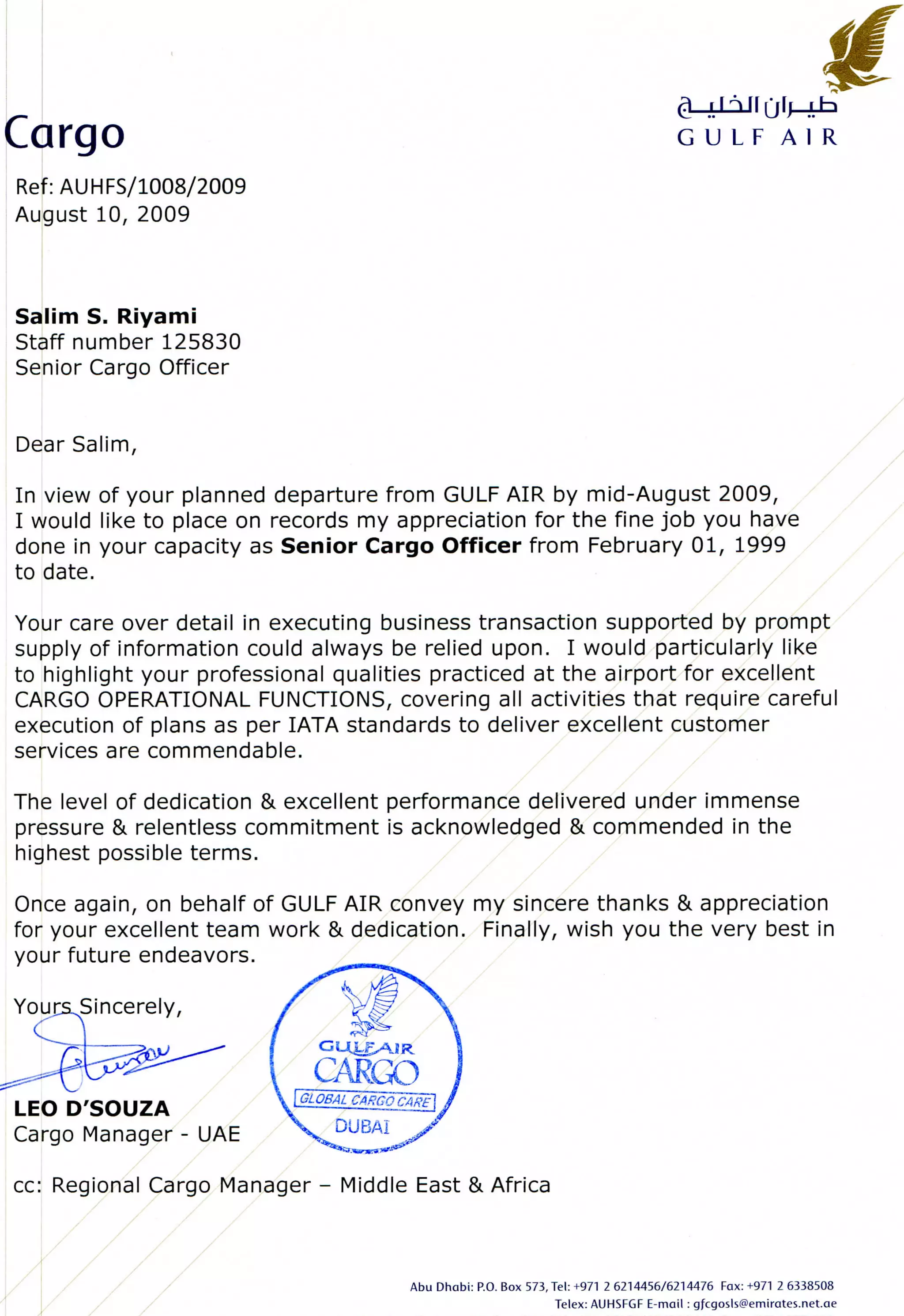 Letter | PDF