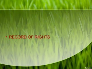 712 record of rights | PPT