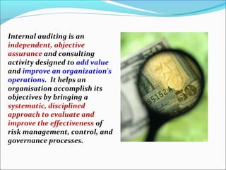 Internal_audit | PPT | Financial Regulation | Economy